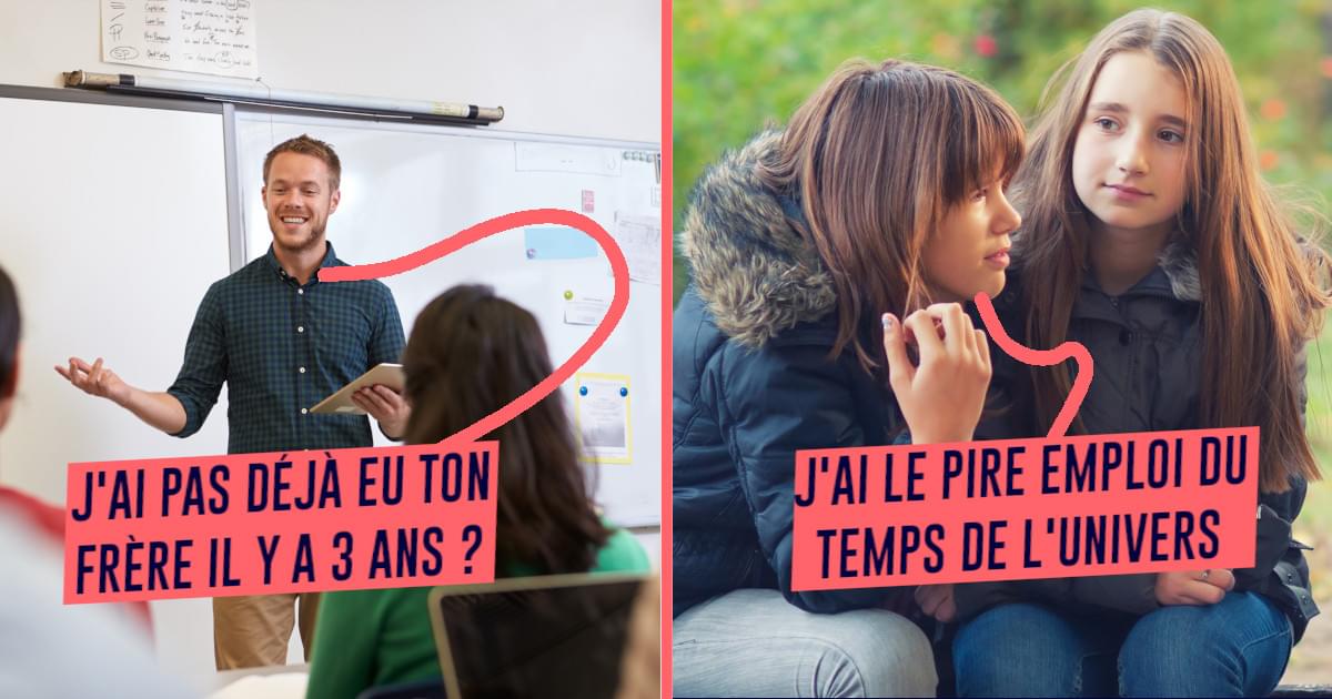 Top 25 des petites phrases incontournables de la rentrée des classes