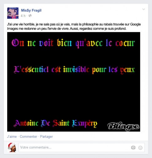 Top 14 des statuts Facebook en version honnête