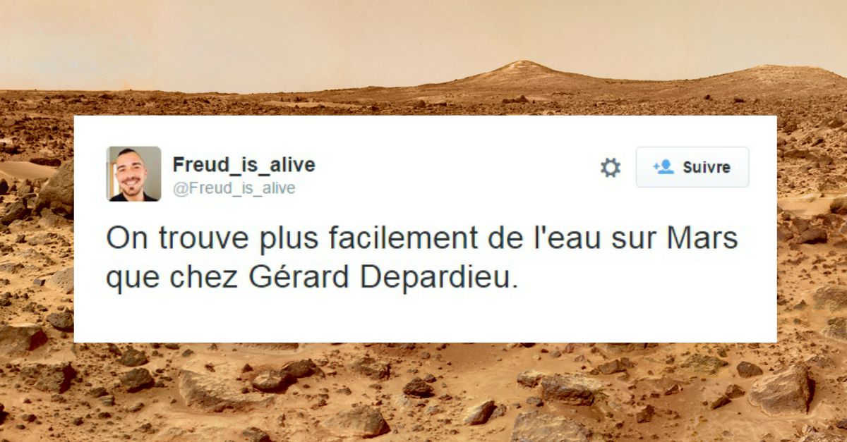 Top 23 des meilleurs tweets sur la découverte d’eau sur Mars, l’humour ...