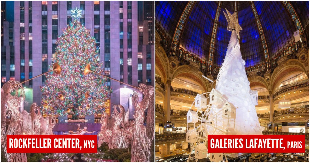 Top 10 des sapins de Noël les plus célèbres du monde