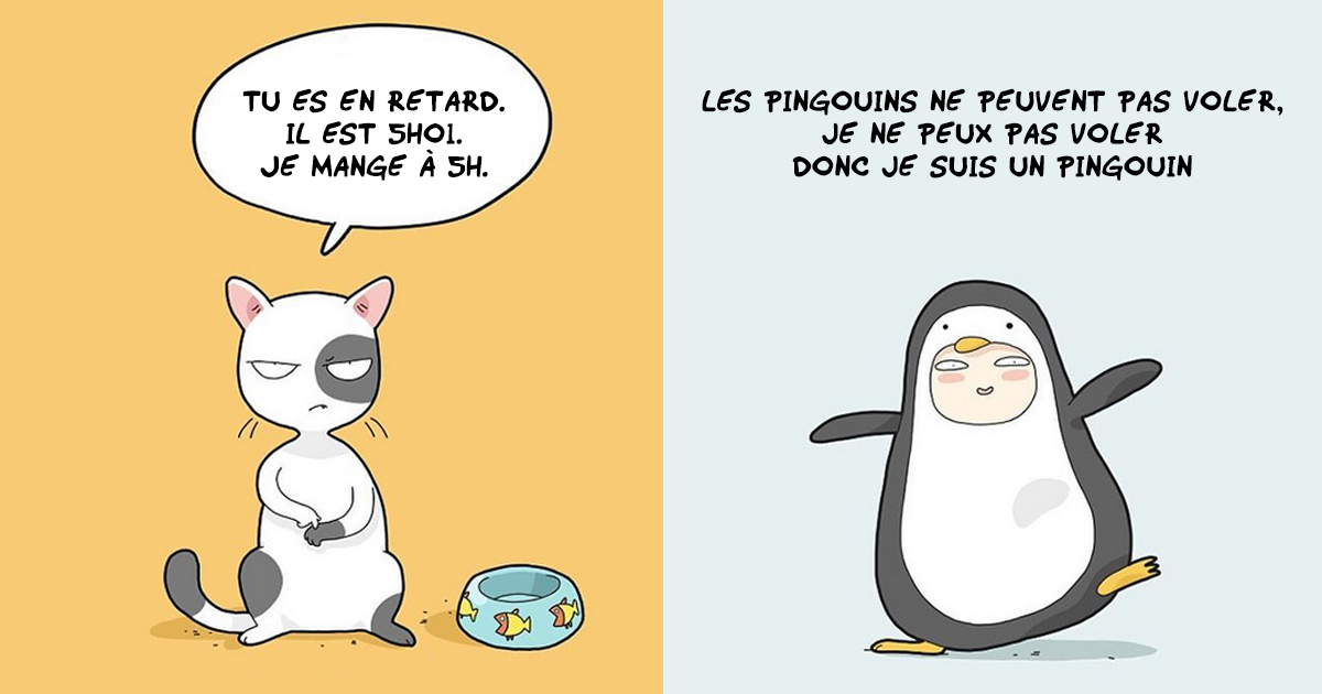 Top 15 des petites illustrations mignonnes et rigolotes de Lingvistov