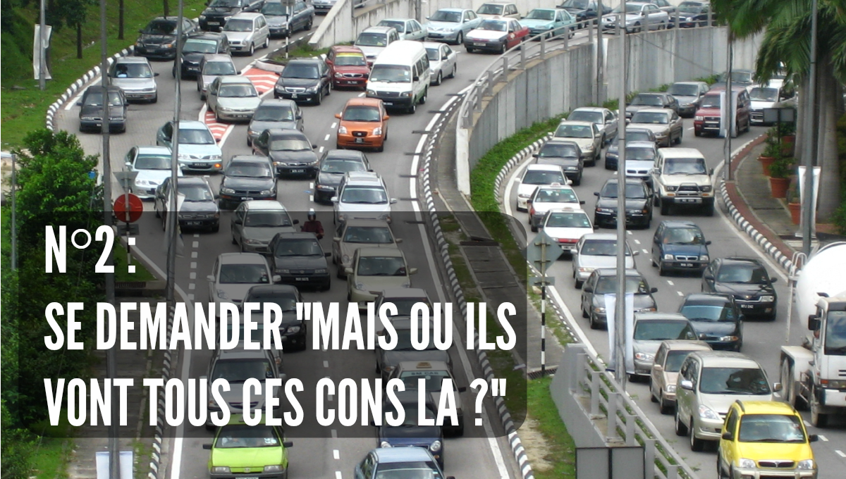 Top 10 des trucs qu’on fait tous dans un embouteillage en bagnole