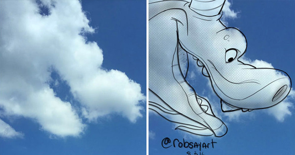 Top 12 des dessins qui donnent vie aux nuages, quand l’imagination ...