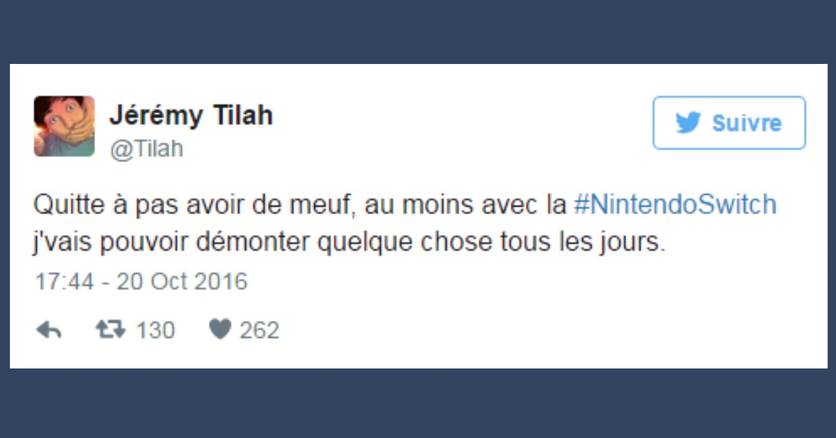 Top 15 des meilleurs tweets sur la nouvelle Nintendo Switch, la ...