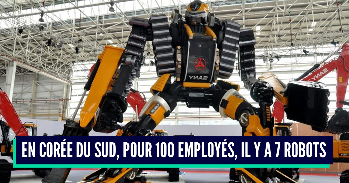 Top 10 des pays dans lesquels on trouve le plus de robots, droïdlands