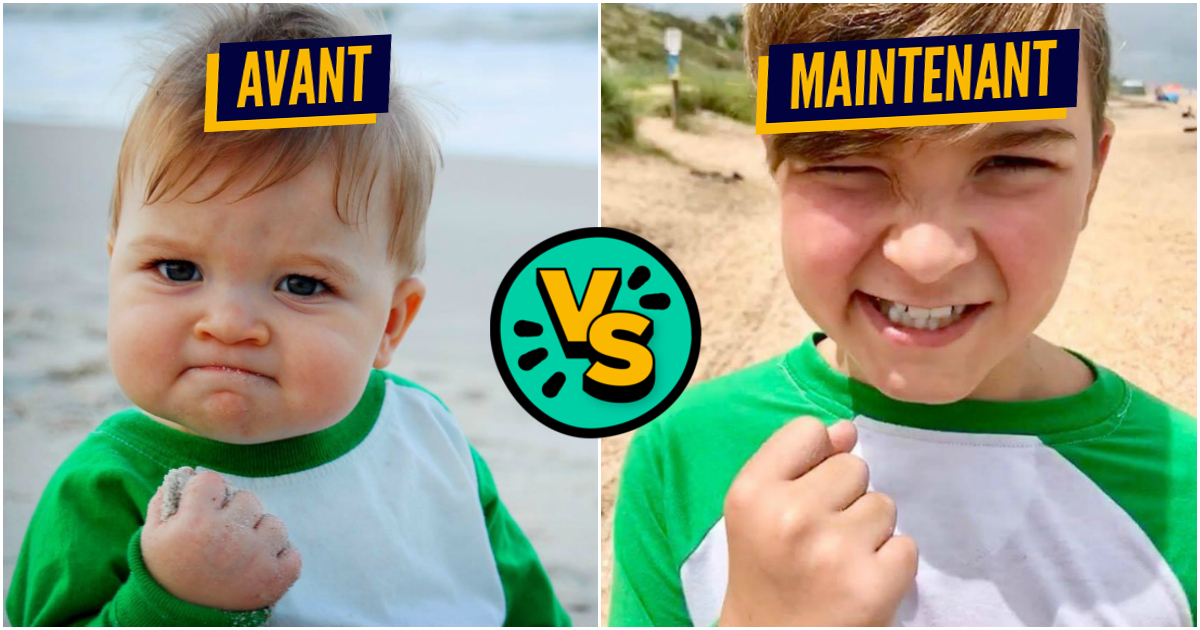 Top 10 des memes célèbres avant vs maintenant, c’est que le temps ...