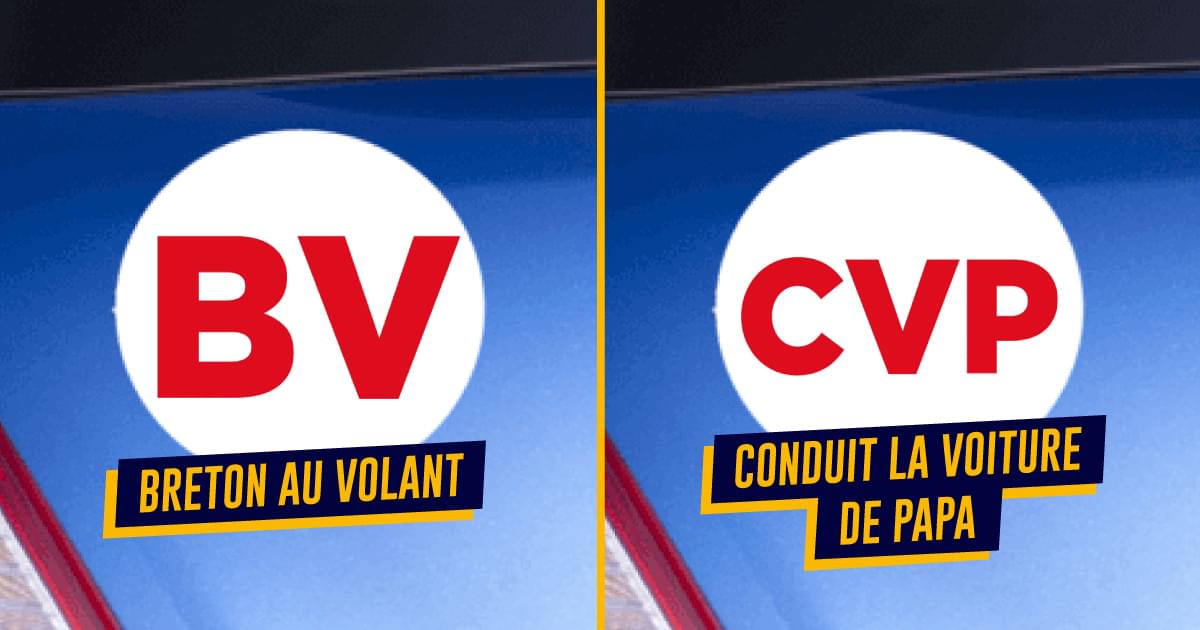 Top 20 des vignettes de voiture qu’il faudrait vraiment inventer