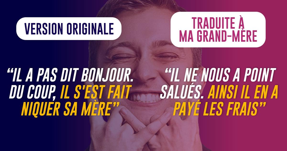 Top 10 des punchlines de rap traduites à ma grand-mère