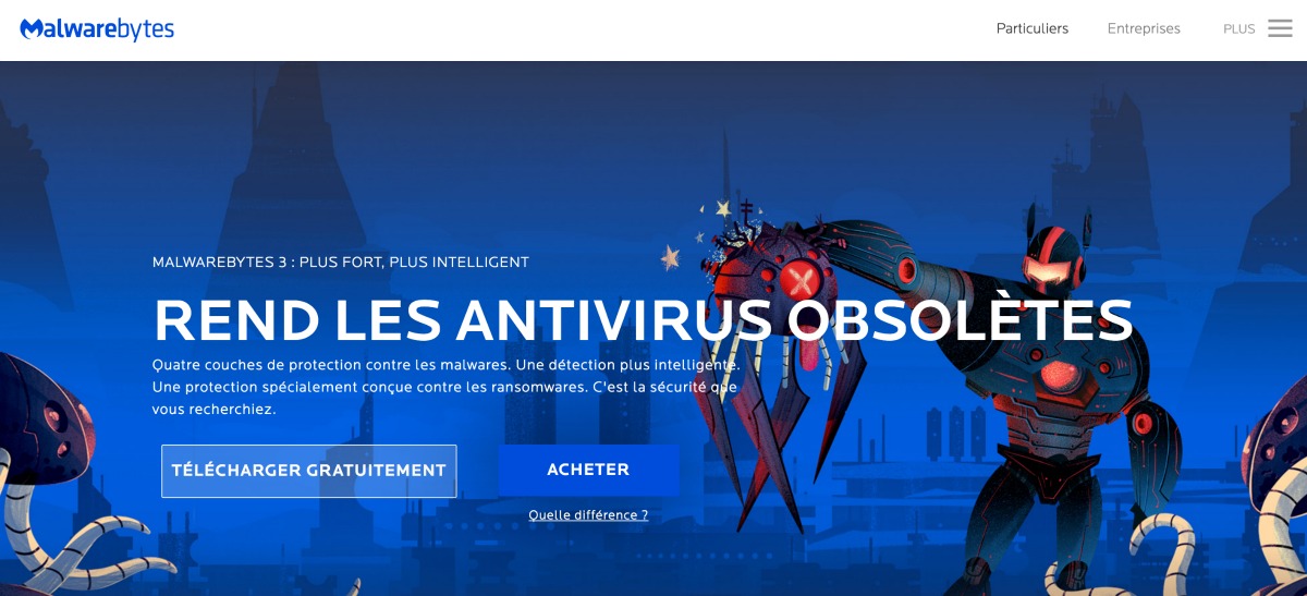 Top 2 des meilleurs logiciels anti-malwares et anti-spywares gratuits
