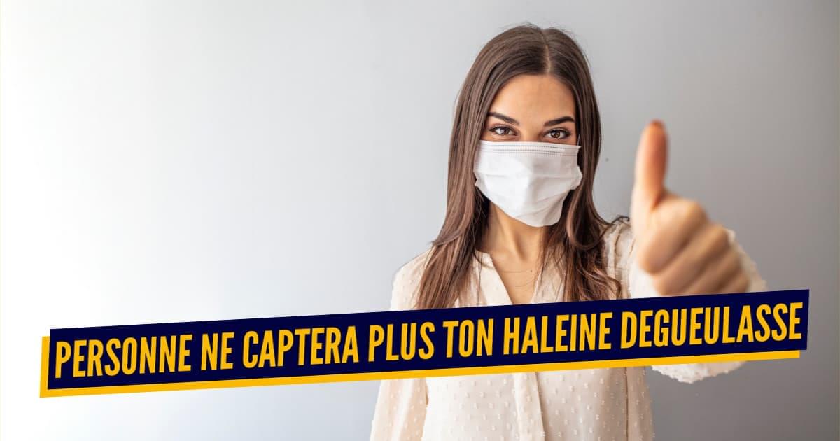 Top 13 des avantages à porter un masque, hyper pratique ce truc