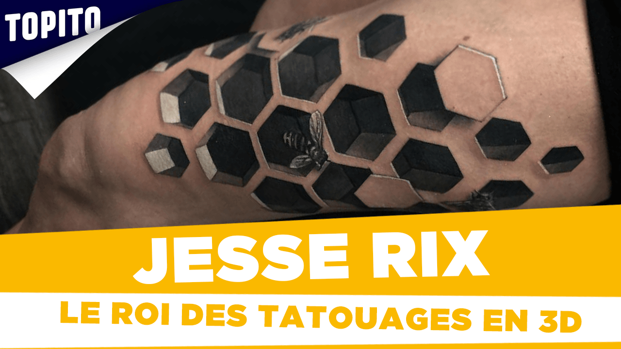 Les tatouages en 3D de Jesse Rix