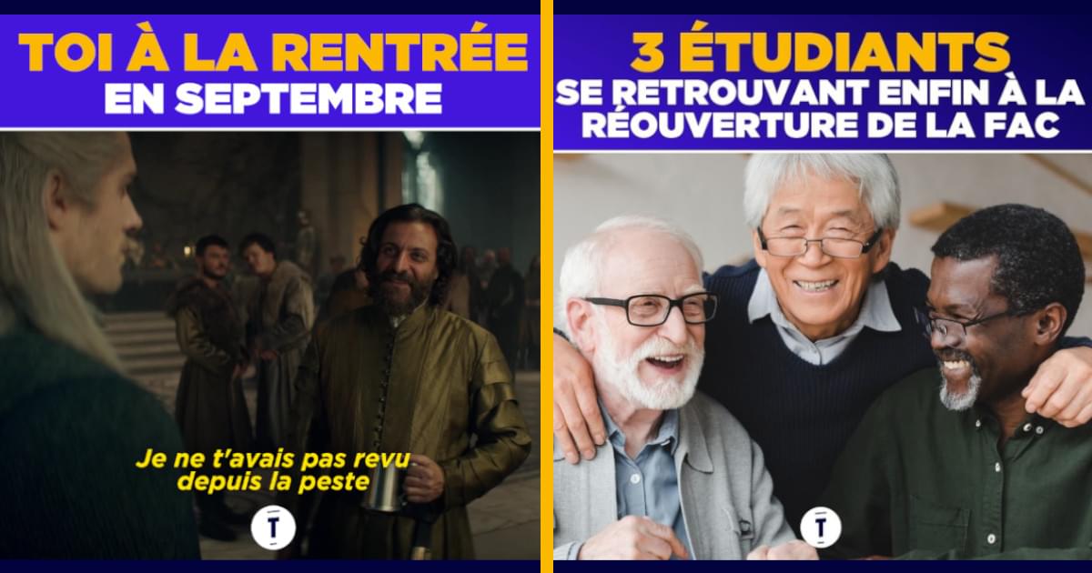 Top 15 des memes les plus drôles sur la rentrée 2020, la plus ...