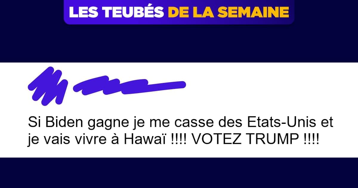 Top 10 des gens les plus teubés de la semaine, épisode 71