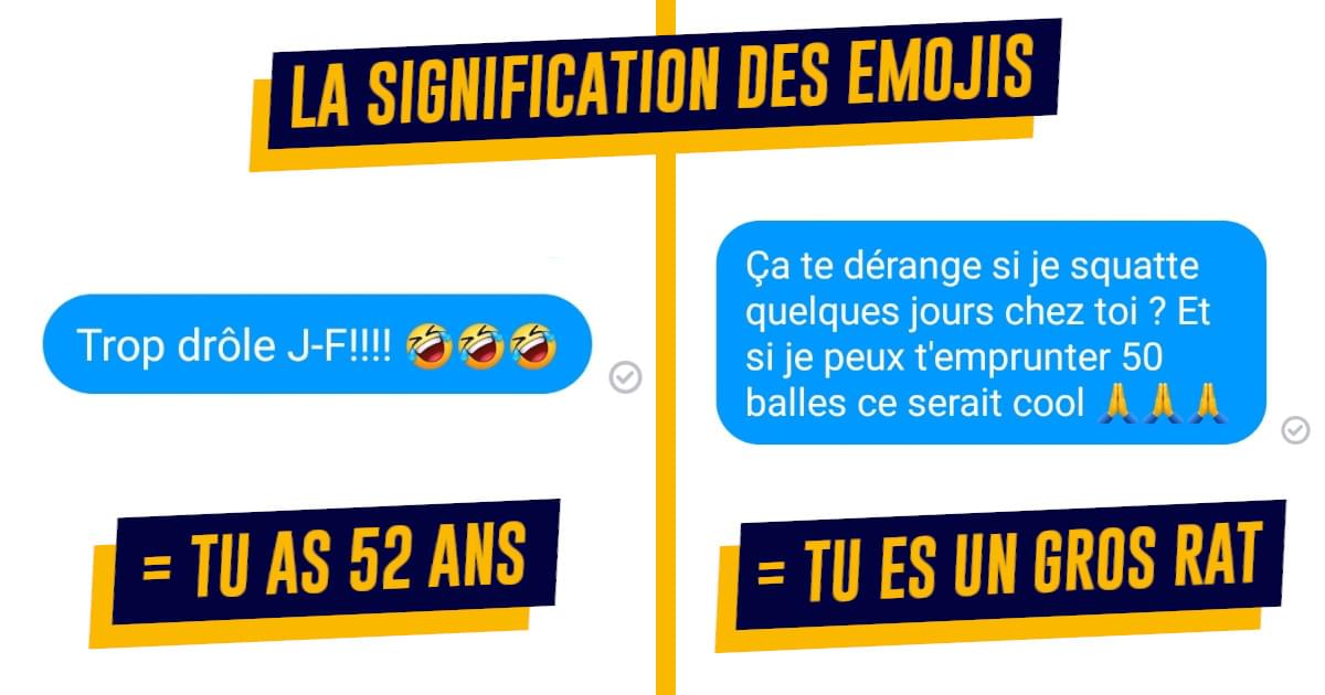 Top 10 des emojis les plus utilisés dans le monde et ce qu’ils veulent ...