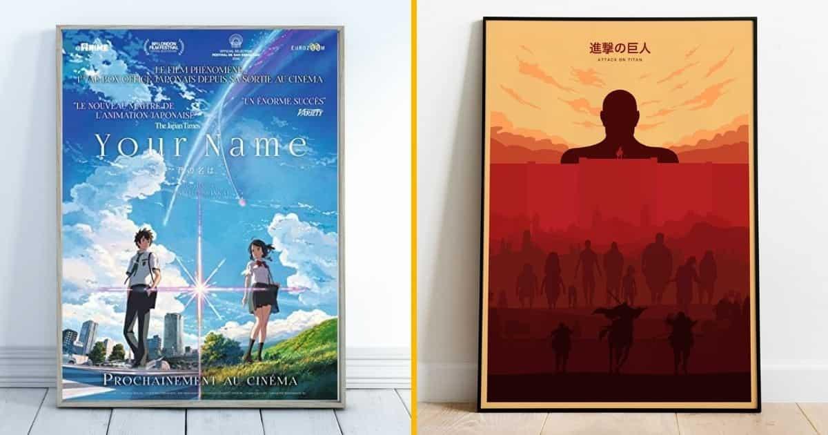 Top 35+ posters mangas et animés, pour les adeptes d’animation japonaise