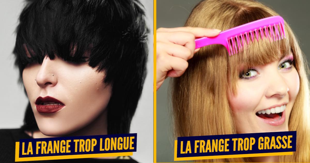 Top 10 des différents types de franges en illustrations (frange ...