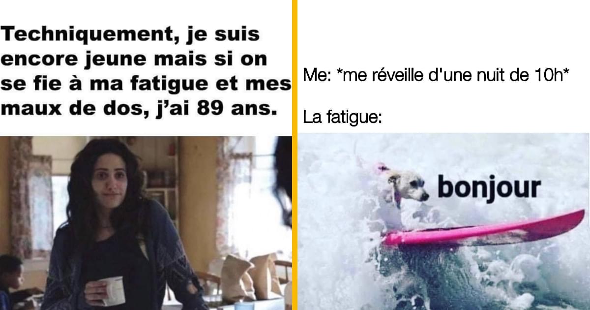 Top 16 des memes drôles pour les gens fatigués, ça baille sévère