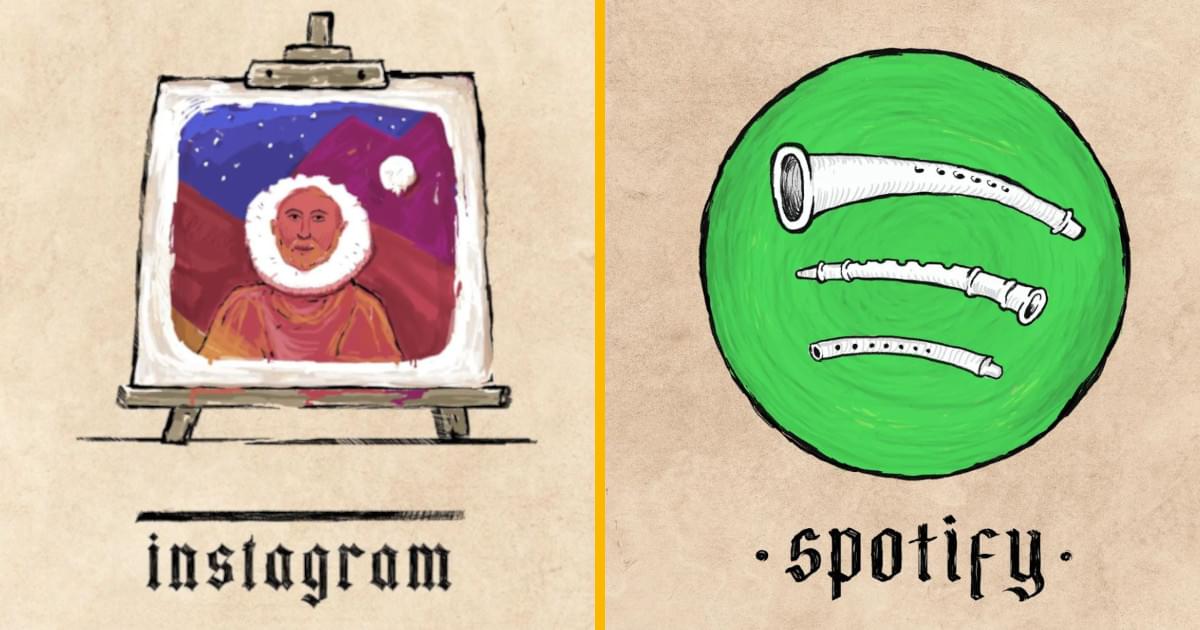 Top 16 des logos version Moyen Âge, par Ilya Stallone