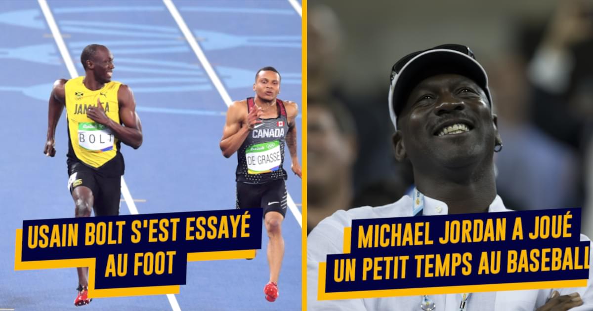 Top 10 des sportifs qui ont changé de discipline au cours de leur carrière