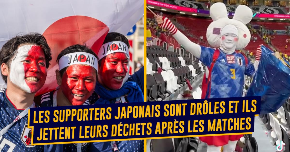 Top 12 des preuves que les Japonais sont les meilleurs supporters de foot