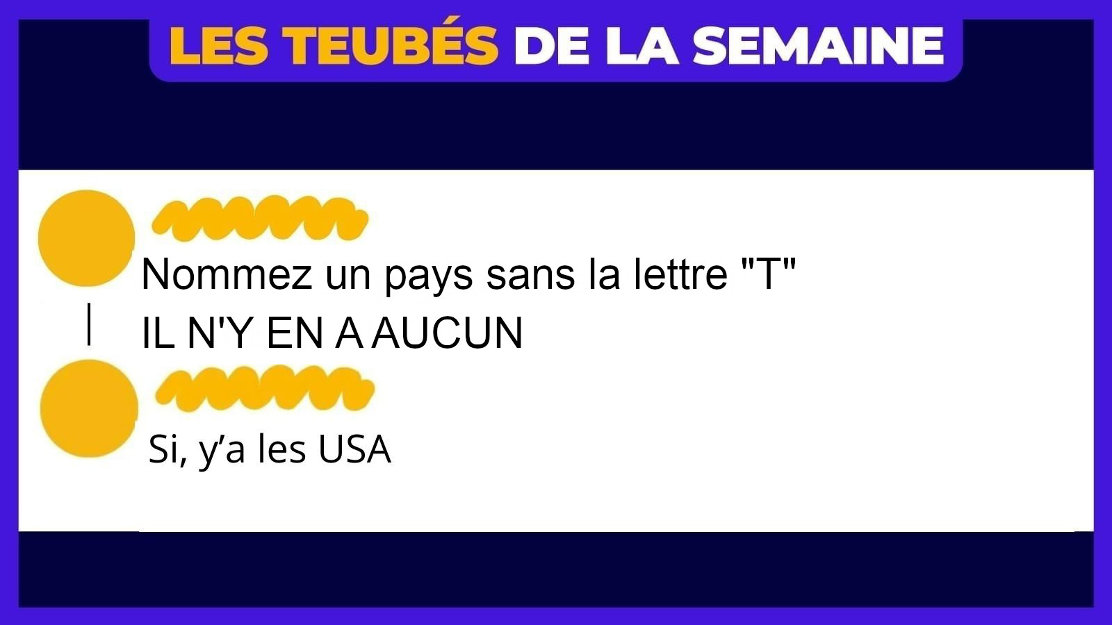 Top 10 des teubés de la semaine, épisode 237