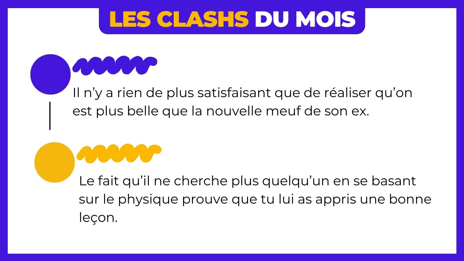 Top 15 des clashs du mois, épisode 35