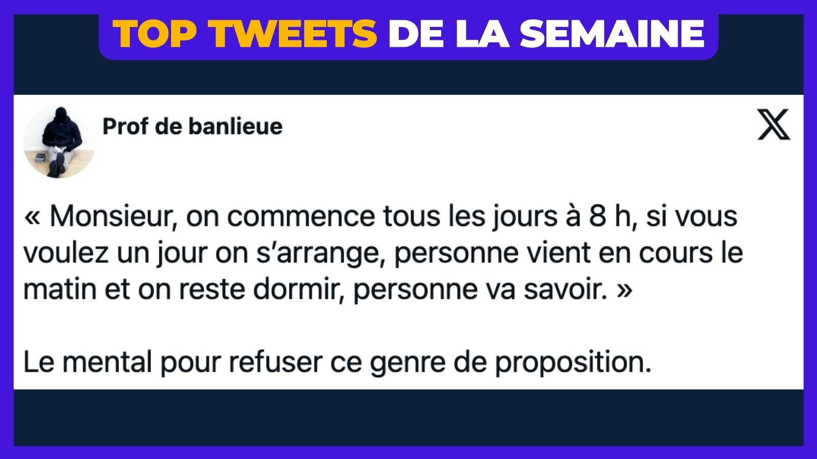 Top 30 des meilleurs tweets de la semaine #572